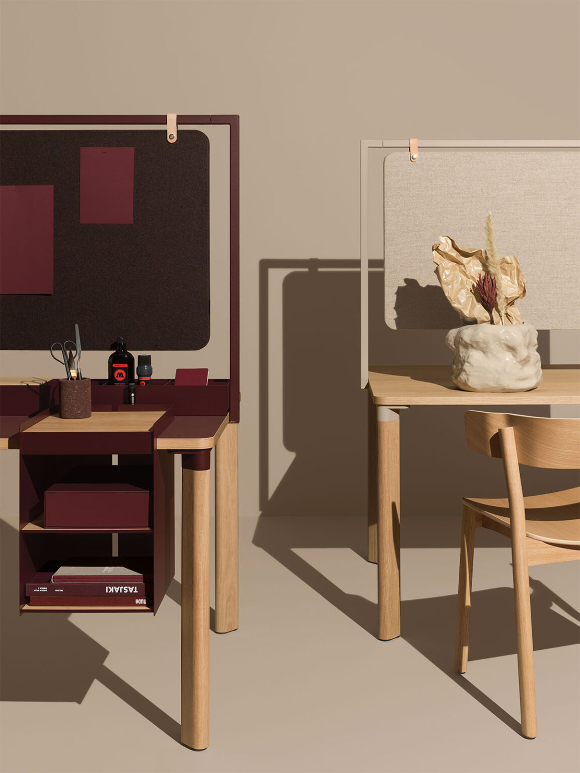 A playful workspace table | ENFOLD WORK