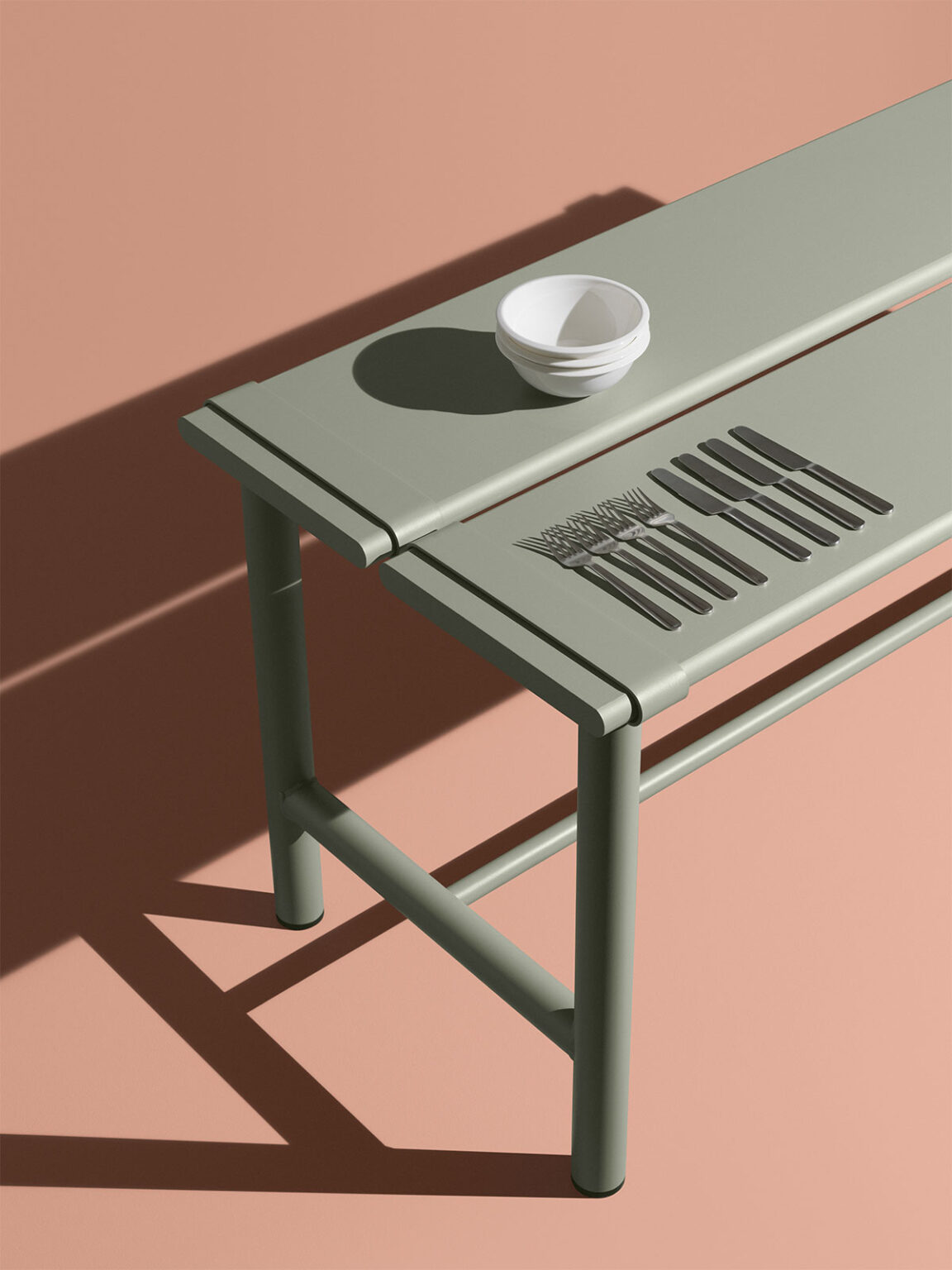 Bench & table designed for both indoor and outdoor | PARKER